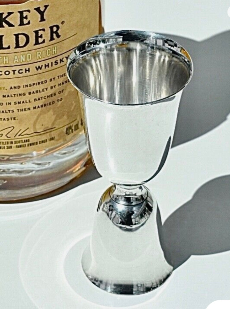 Vintage Sterling Silver Double Cocktail Jigger | Gray Antiques